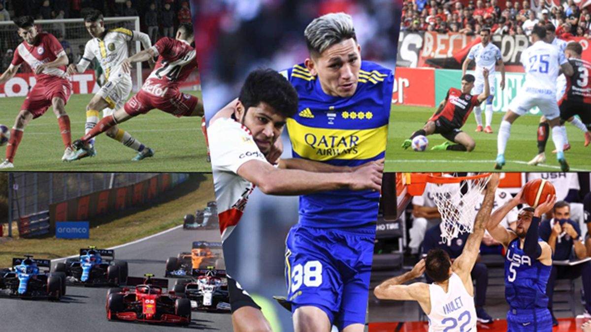 Días, horarios y canales: los detalles de la agenda deportiva de este ...