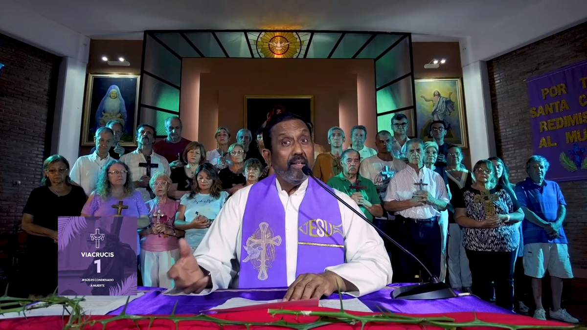 Cómo ver el Vía Crucis del padre Ignacio, que lleva su mensaje a los ...