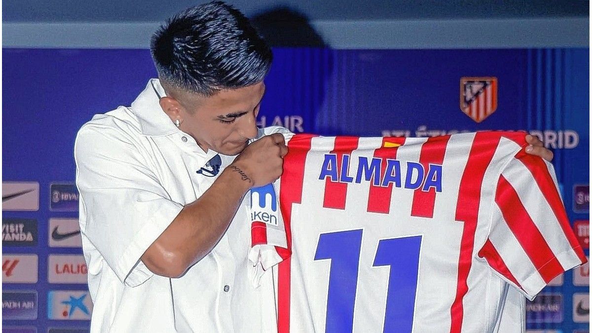 Thiago Almada fue presentado en Atlético de Madrid y habló de su ...