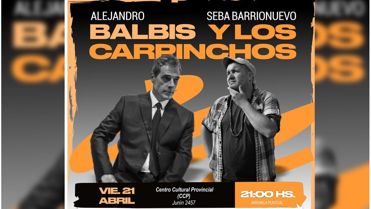 Alejandro Balbis llega a Santa Fe Con aire de milonga