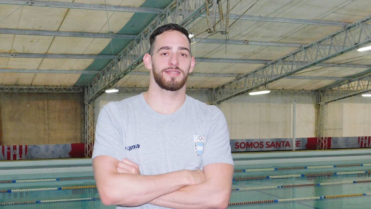 El nadador Gabriel Morelli sigue entrenando en Unión