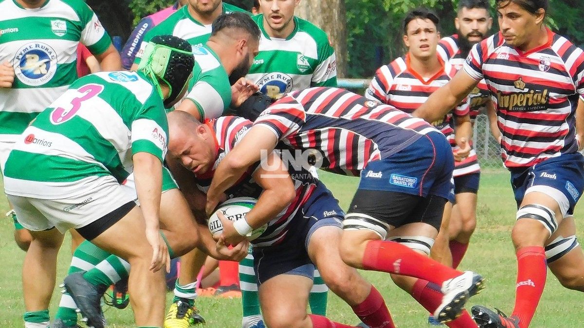 Santa Fe Rugby dominó el triangular en Cabaña Leiva