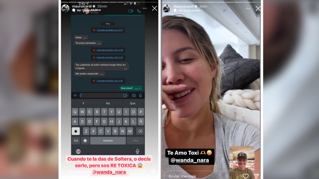 Mauro Icardi publicó sus chats con Wanda Nara: Tóxica nivel 1000