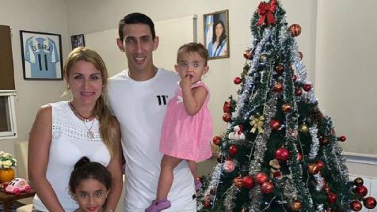 Di María recibió el Año Nuevo con la familia y a pura cumbia