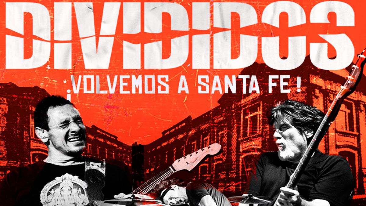 Divididos vuelve a Santa Fe con sus nuevas canciones