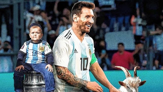 Hasbulla felicitó a Messi por el título mundial