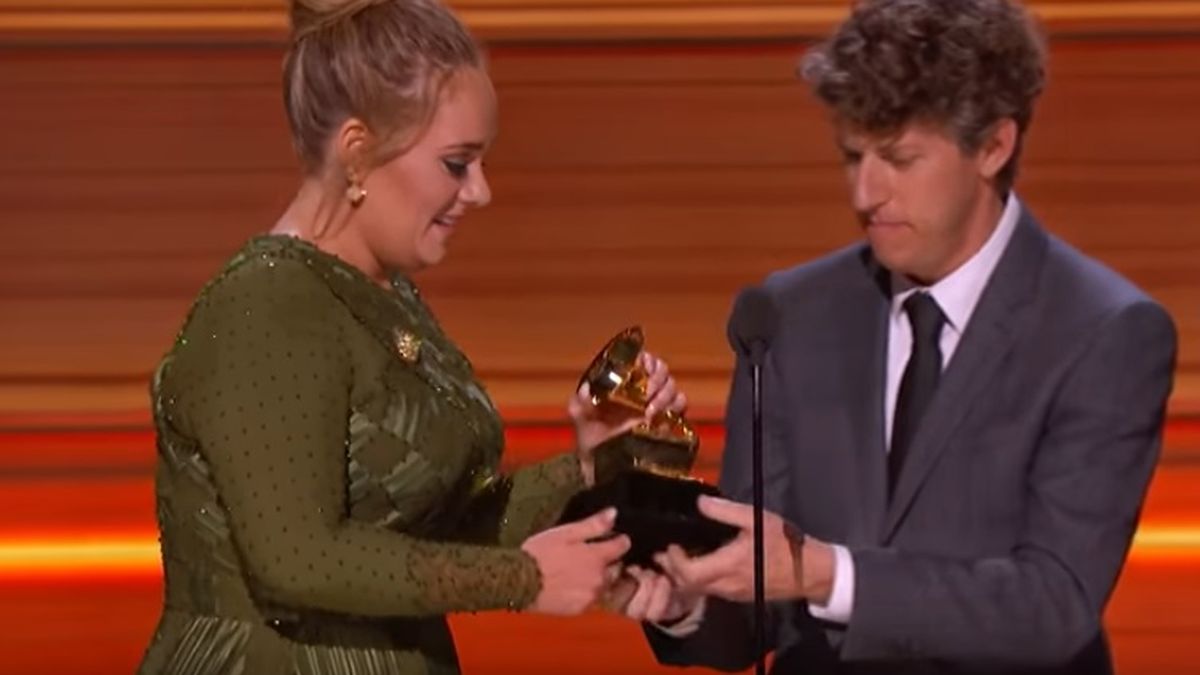 Adele fue la gran ganadora de los Grammy