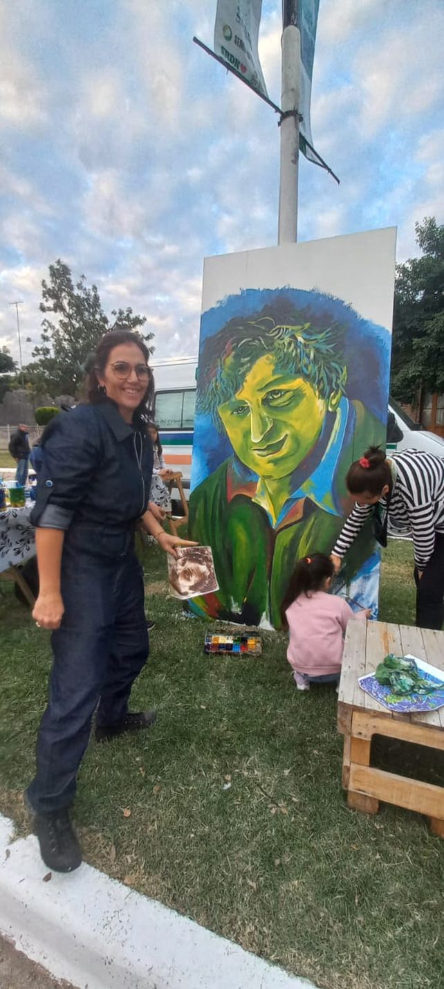 Una artista rosarina fue invitada a un congreso mundial de muralismo en ...
