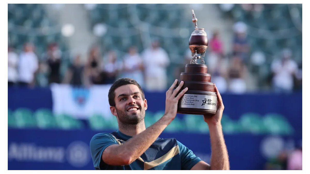 Facundo Díaz Acosta, campeón del Argentina Open
