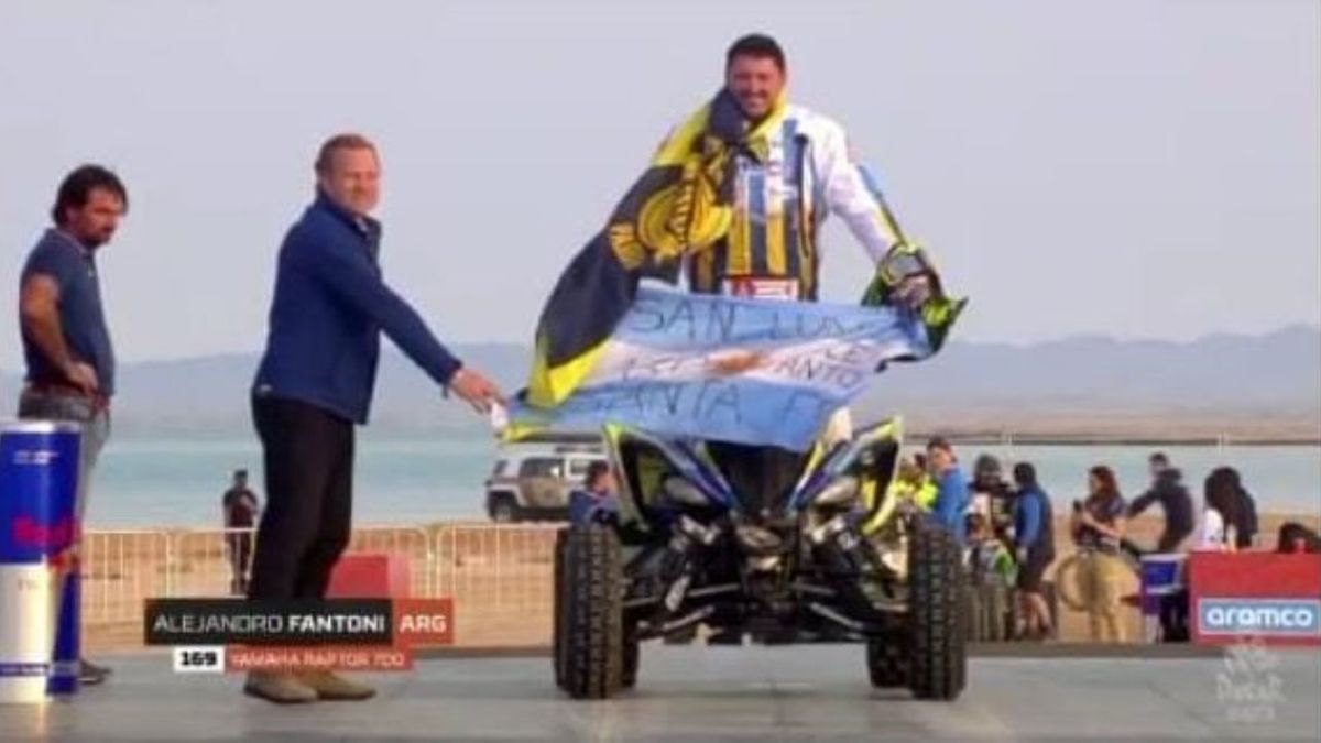 Primer día del Dakar para el sanlorencino Fantoni