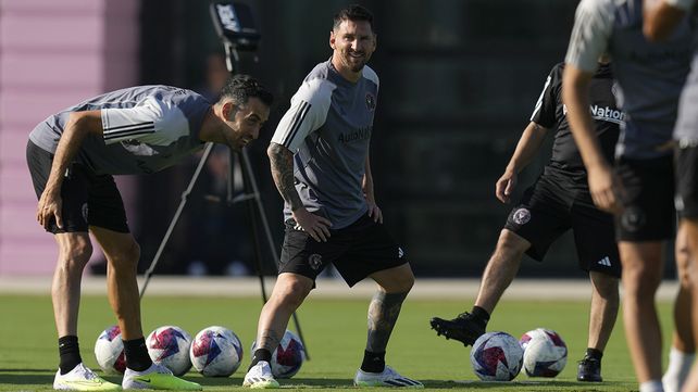 La primera foto de Lionel Messi en un entrenamiento con el Inter Miami