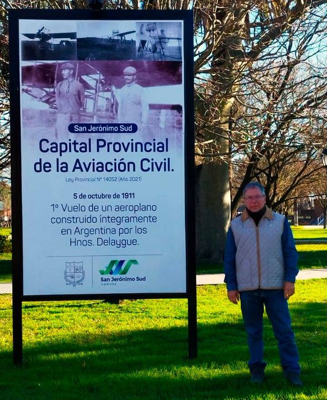 San Jerónimo Sud: Los locos del aire hicieron el primer vuelo en avión ...