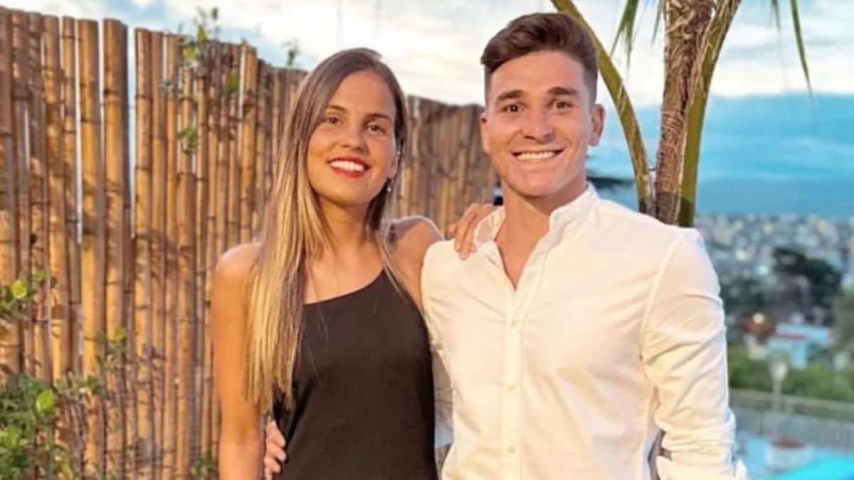 La novia de Julián Álvarez dio llamativas explicaciones en medio de la ...