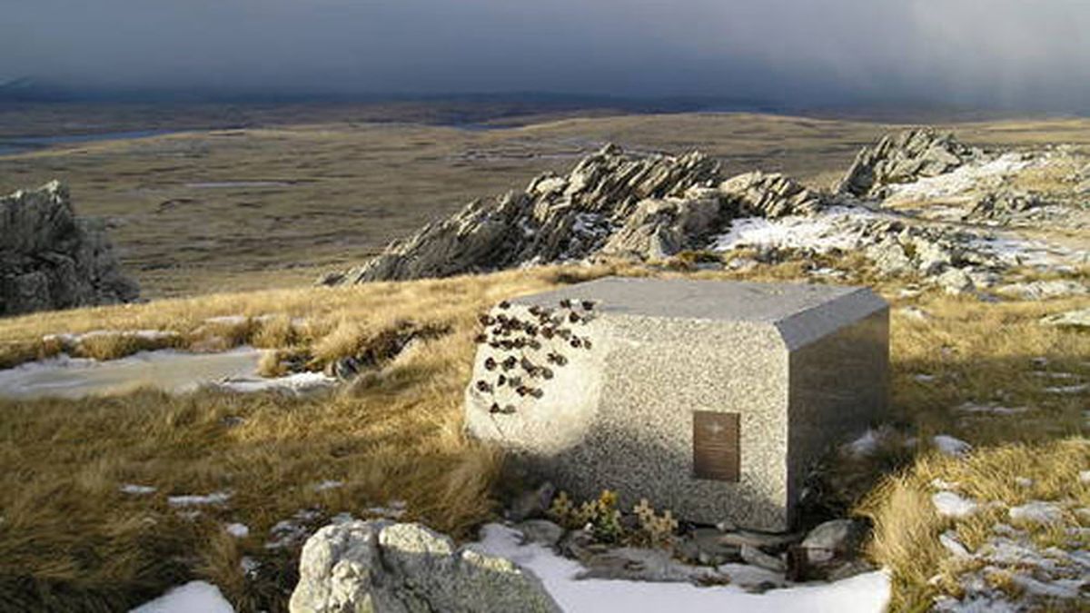 Nueve ex combatientes de Malvinas acampan hoy en Monte Longdon