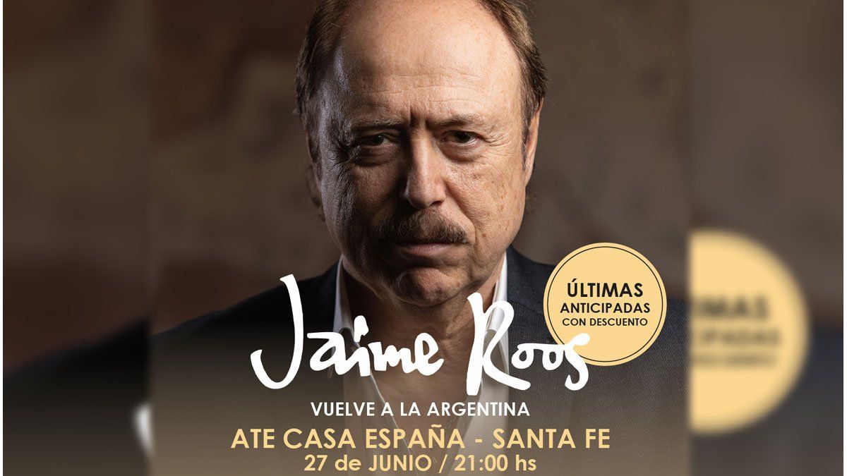 Un show único: Jaime Roos brillará en Santa Fe con todos los éxitos de ...