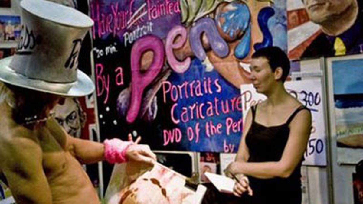 Tim Patch, un australiano que lleva el arte entre sus piernas