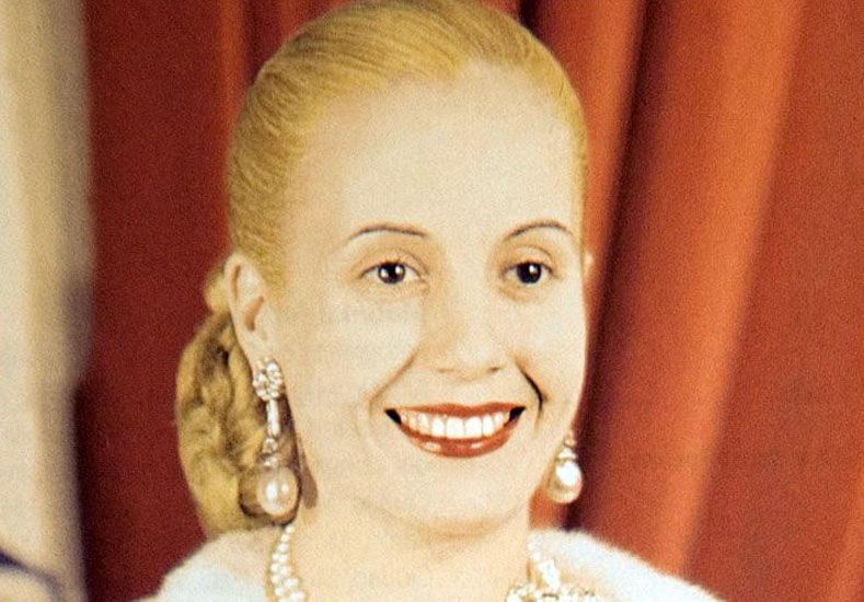 Se conocieron imágenes del cuerpo de Eva Duarte de Perón cuando fue ...