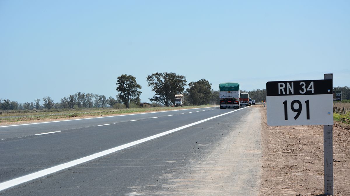 Habilitaron el primer tramo de la autopista de la ruta 34