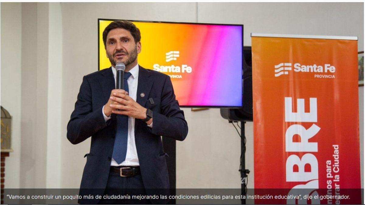 Plan ABRE: Pullaro presentó una esperada obra educativa en Barrio ...