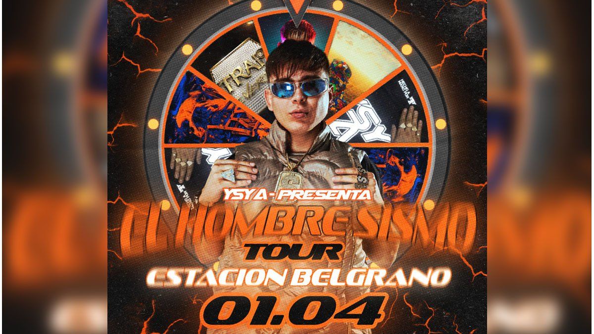 YSY A llega al emblemático escenario de la Estación Belgrano con El ...