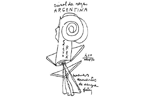 Parravicini: ¿Una de sus psicografías muestra el beso del Papa y Cristina?