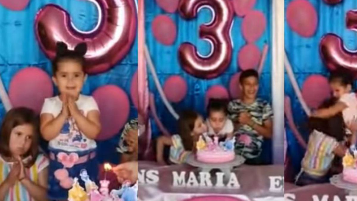Aparecieron los memes de la nena de la torta, el video viral del momento