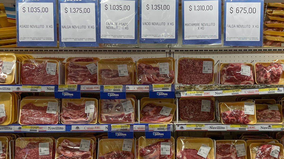 La carne costó un 5% más en supermercados que en carnicerías
