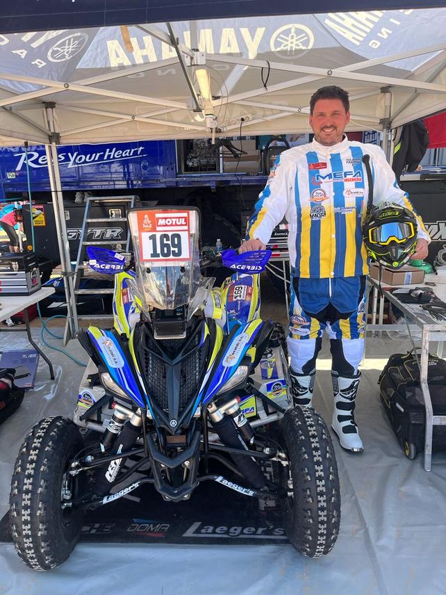 Alejandro Fantoni empieza el otro Mundial, el del Dakar
