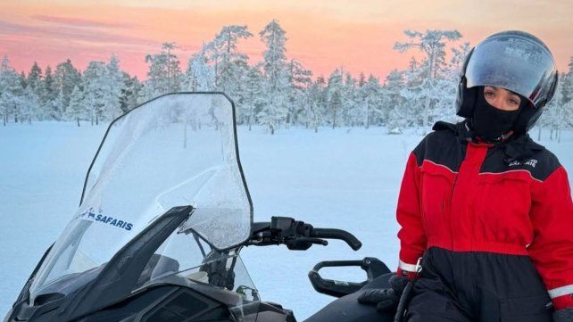 María Becerra viajó a Finlandia y logró ver auroras boreales