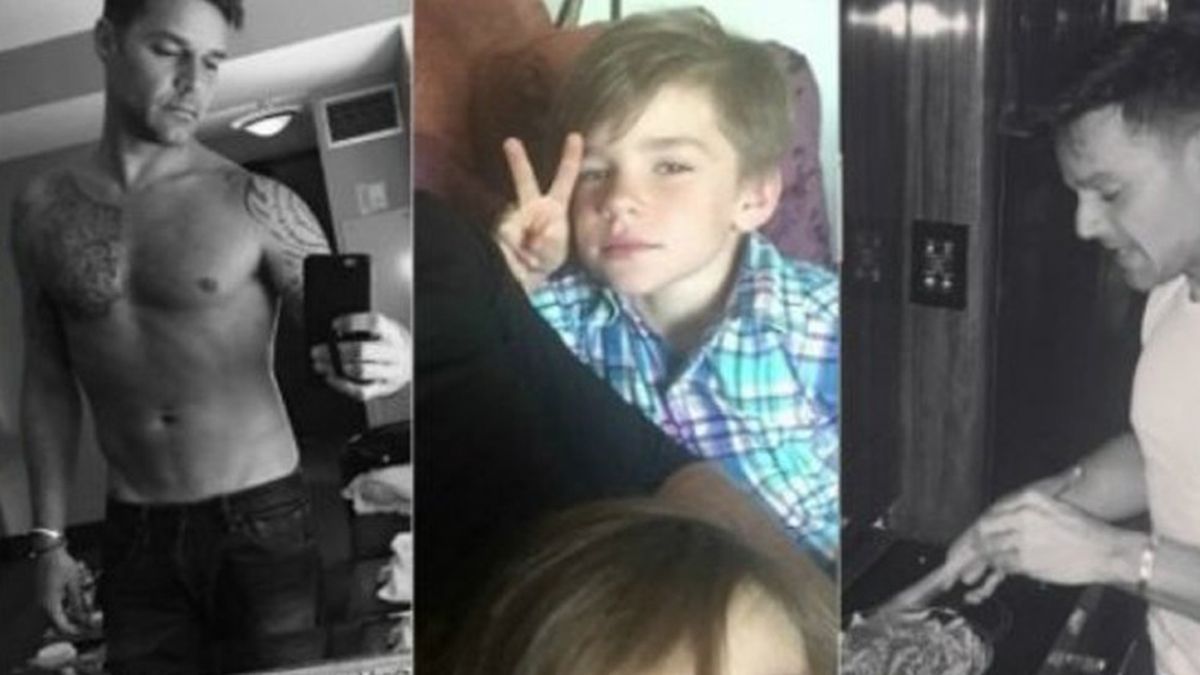 La vida de soltero de Ricky Martin en las redes