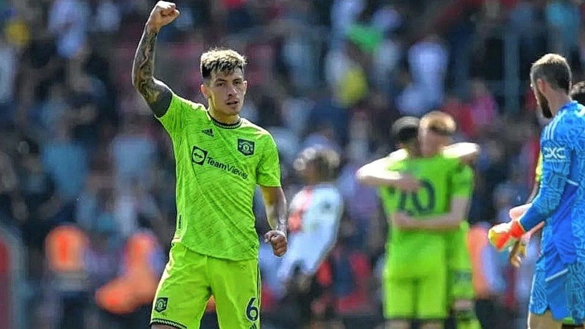 Lisandro Martínez, el mejor del Manchester United