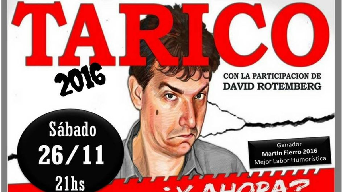 Diario UNO invita a ver el nuevo espectáculo de Ariel Tarico en Paraná