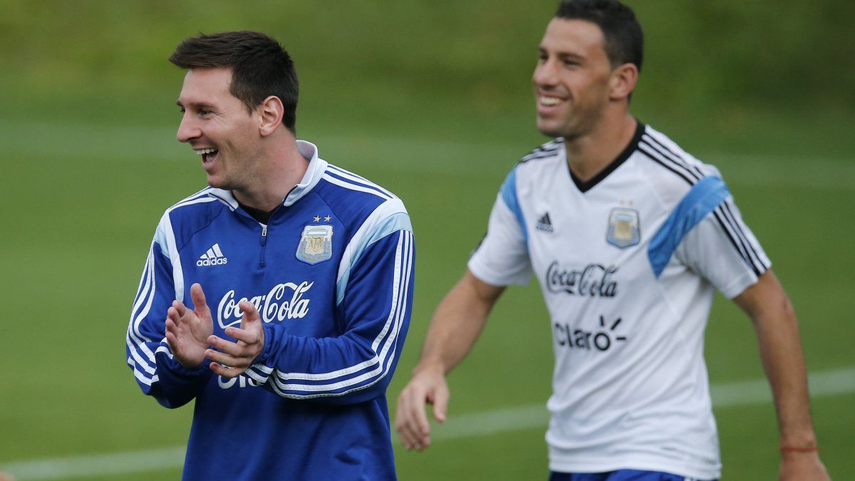 Maxi y Messi, unidos por una amistad colosal