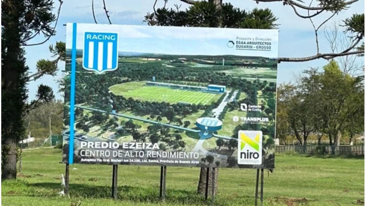 En Racing avanzan las obras del Centro de Alto Rendimiento en Ezeiza