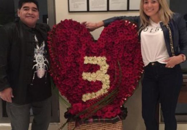 Diego sorprendió a Rocío por el aniversario