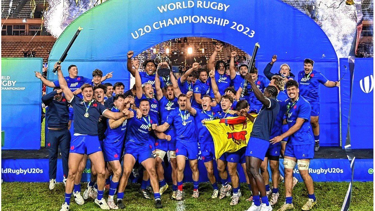 Francia se consagró tricampeón del Mundial Sub 20 de rugby