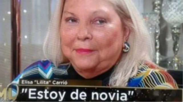 La aclaración de Lilita Carrió sobre su supuesto romance: Tengo un ...