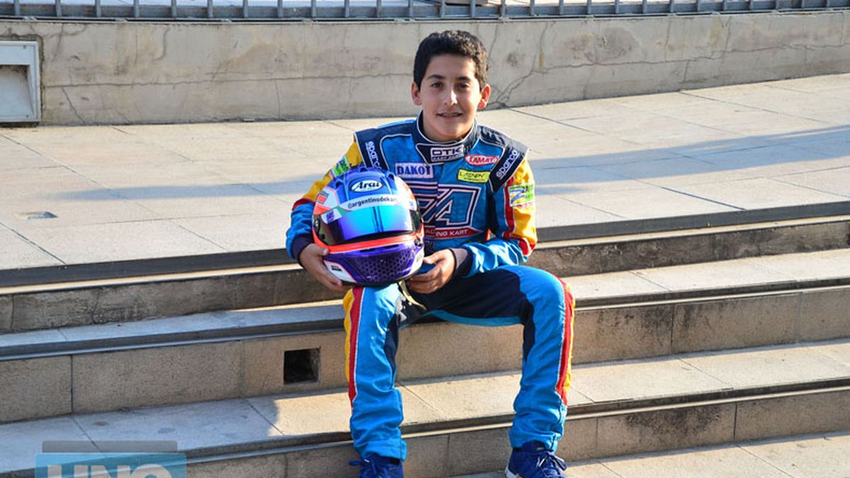 Mateo Guzmán es una promesa sobre ruedas