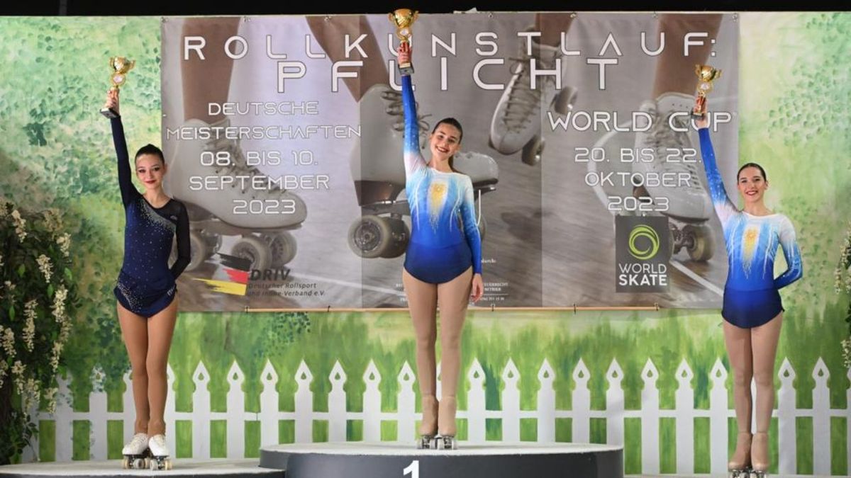 Berenice Yocco, la patinadora del club Libertad que se consagró campeona mundial