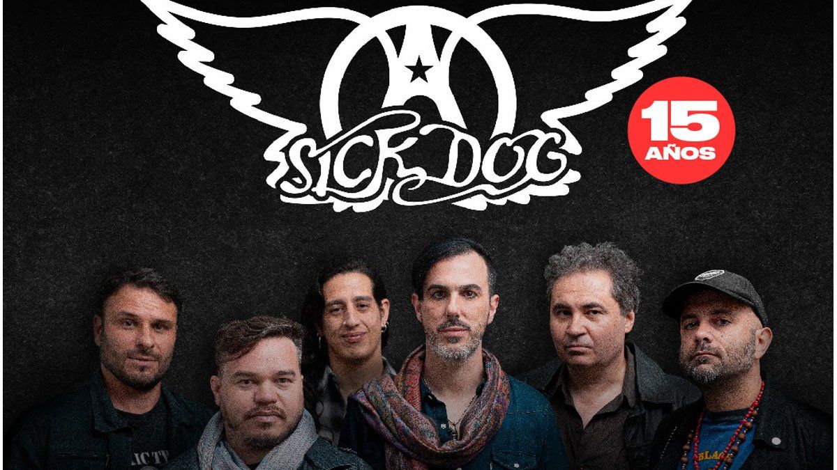 El tributo a Aerosmith Sick Dog, festeja sus 15 años en Tribus