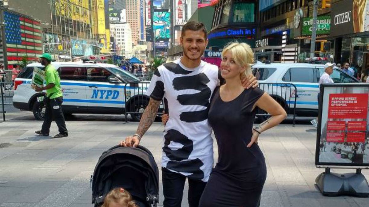 Las fotos de Wanda, Mauro y su hija Francesca de paseo y compras por ...