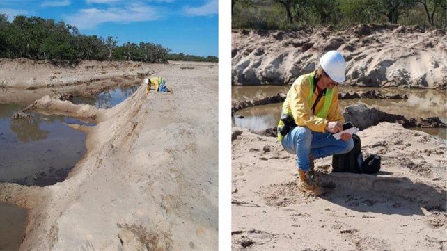 Ibicuy: encontraron material arqueológico en planta arenera