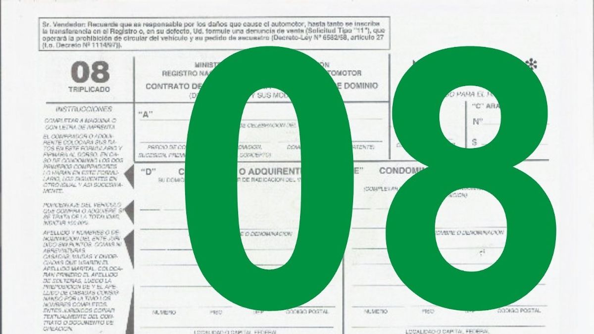 El Formulario 08 se puede completar por Internet