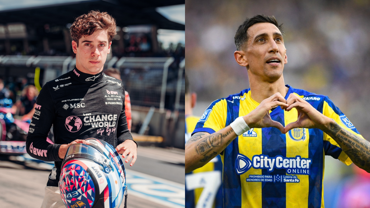 La campaña publicitaria que comparten Franco Colapinto y Ángel Di María