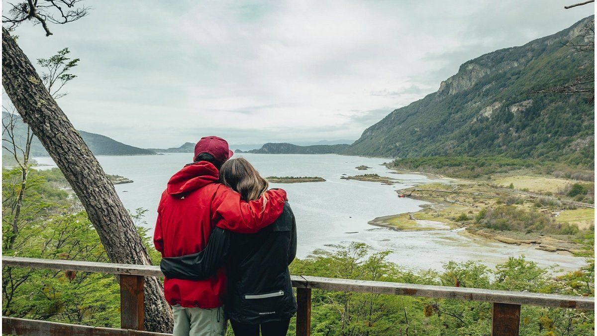 Tierra del Fuego, donde se encuentran la Cordillera y el mar