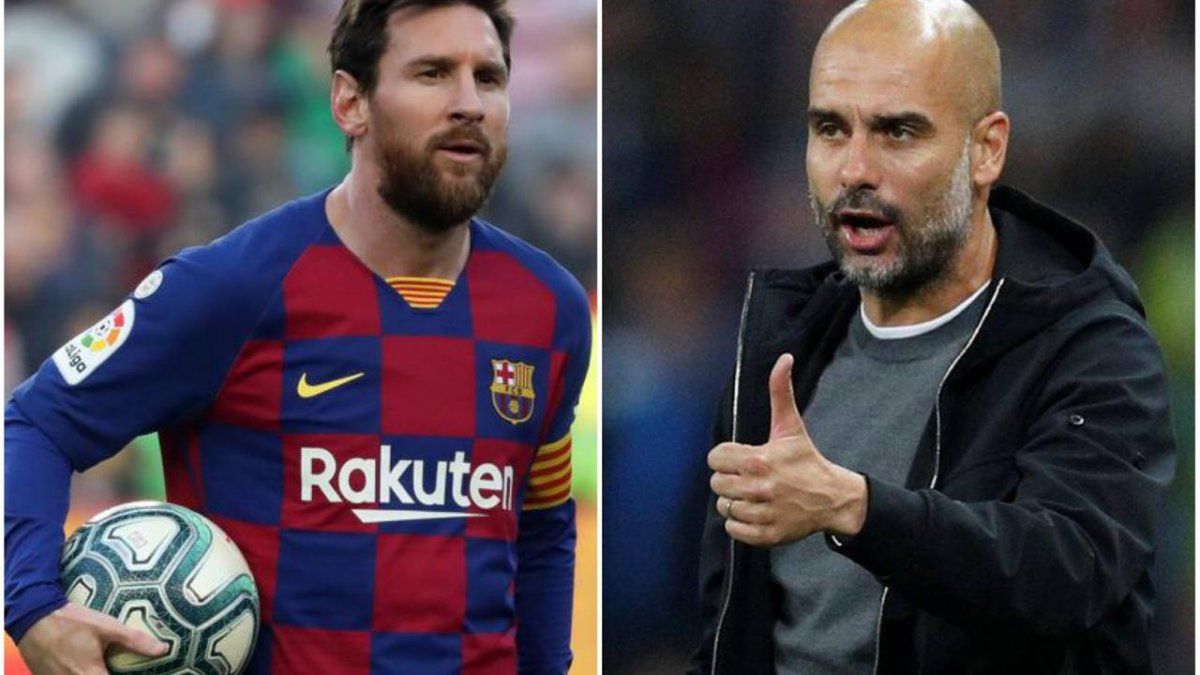 Pep Guardiola tienta a Messi para que firme con el Manchester City