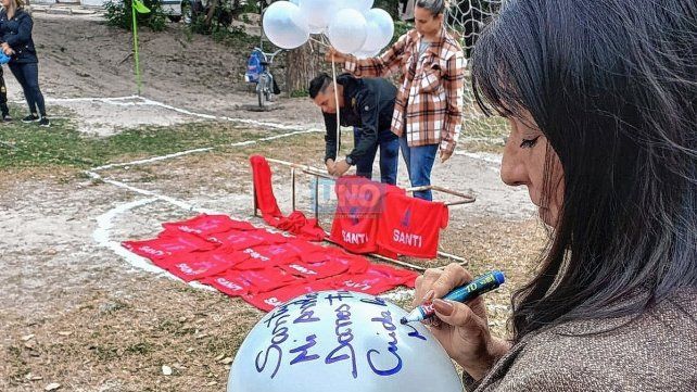 Santino Romero: Sentido homenaje en el patio de su abuela