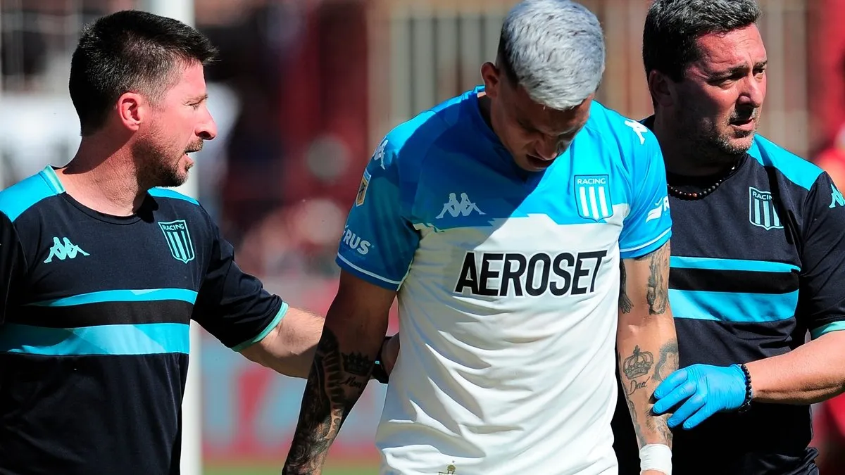 Copetti tiene una lesión y será baja en Racing para la final con Boca