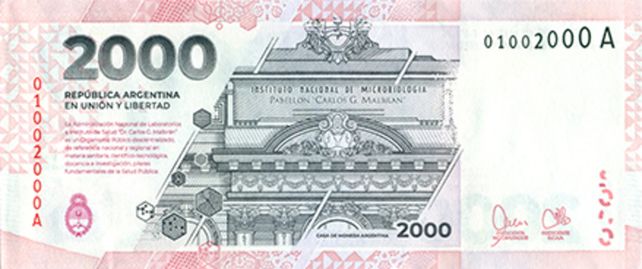 Ramón Carrillo y Cecilia Grierson las figuras del billete de 2000 ...