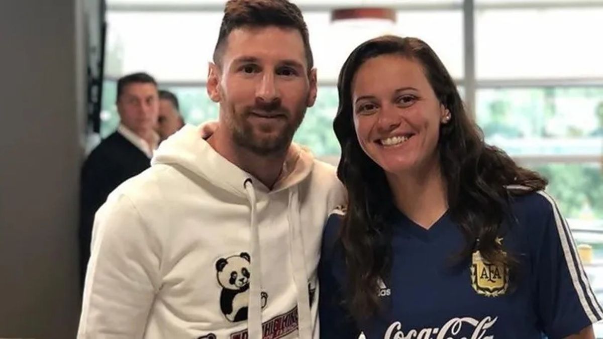 El gesto de Lionel Messi con la selección de fútbol femenino